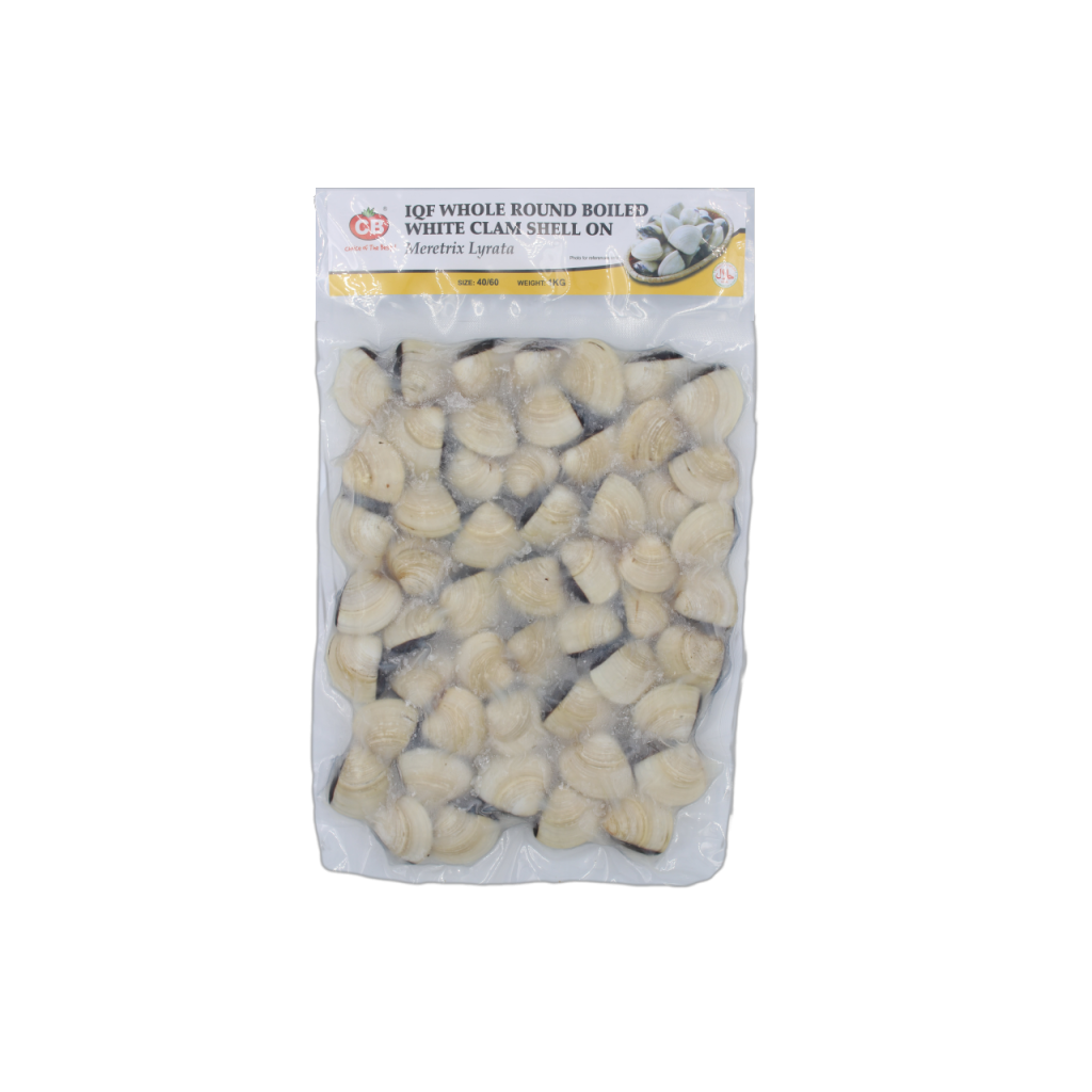 CB Frz Boiled Whole Shell White Clam | 全壳真空蛤 – CB Frozen
